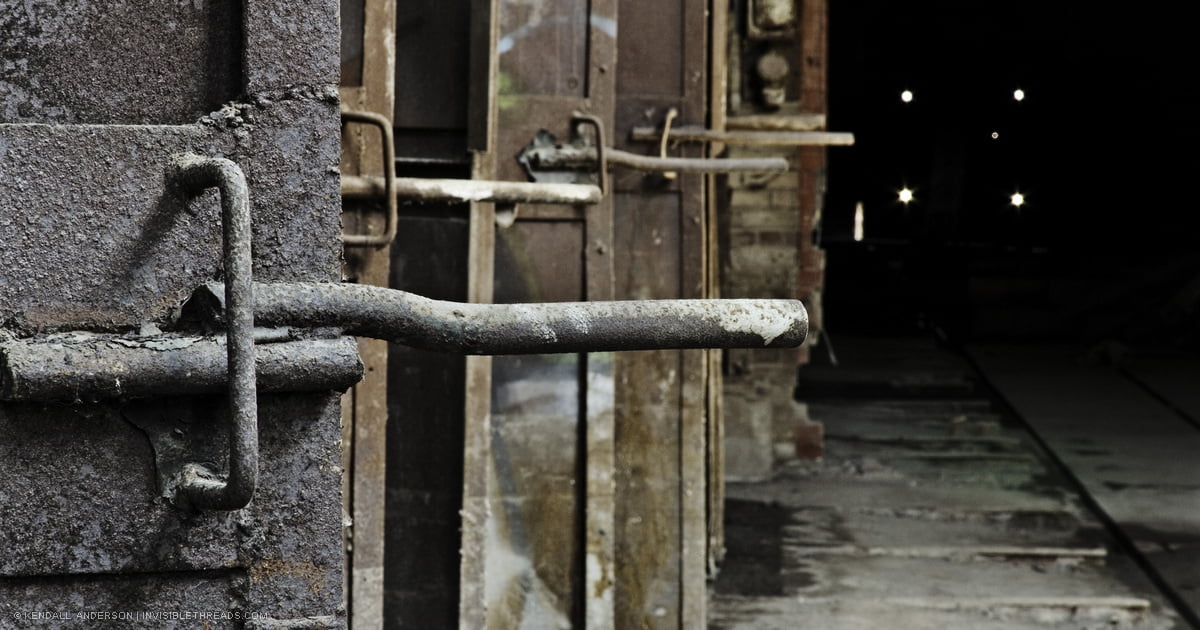 Cooling Tunnel Door Latches | Toronto Don Valley Brickworks | Invisible ...