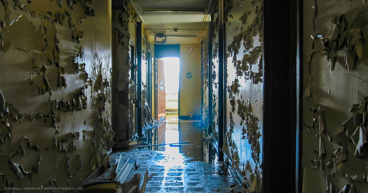 Flooded Hallway | Whitby Psychiatric Facility | Invisible Threads
