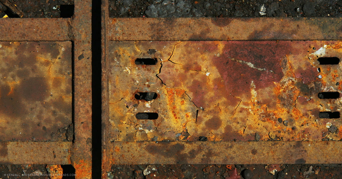 Rusted Plate | Shipbreaking Yards | Invisible Threads