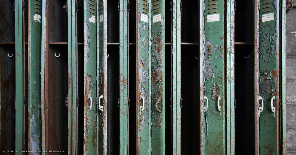 Narrow Lockers | Spaulding Fibre | Invisible Threads