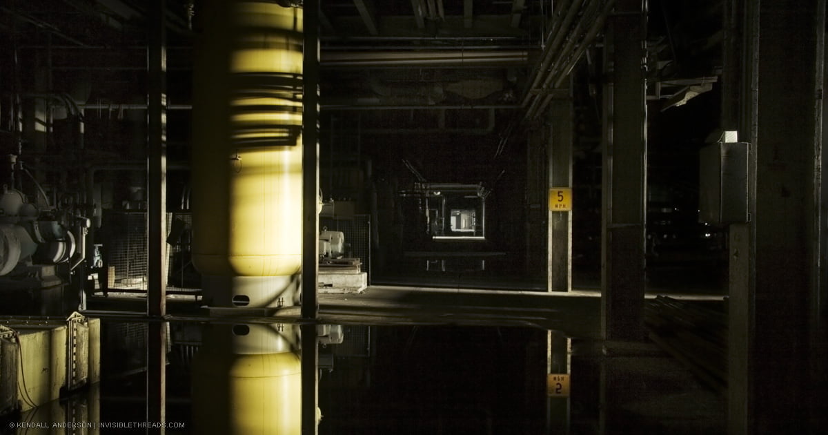 Yellow Cylinder Reflection | Lakeview Generating Station | Invisible ...