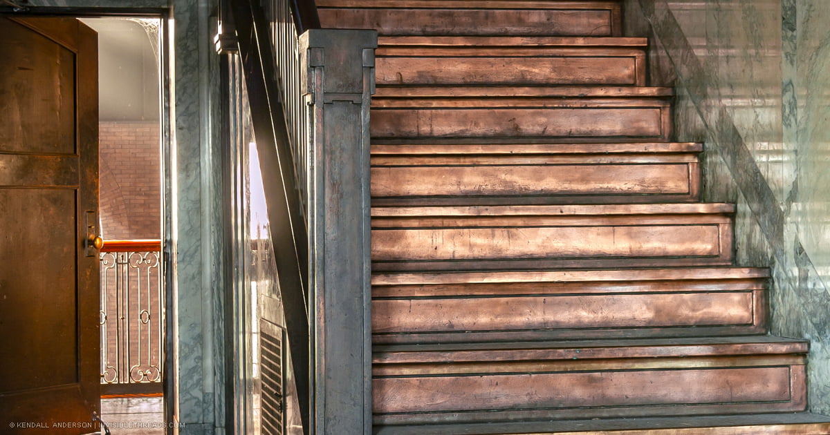 Copper Stairs | Rankine Generating Station | Invisible Threads
