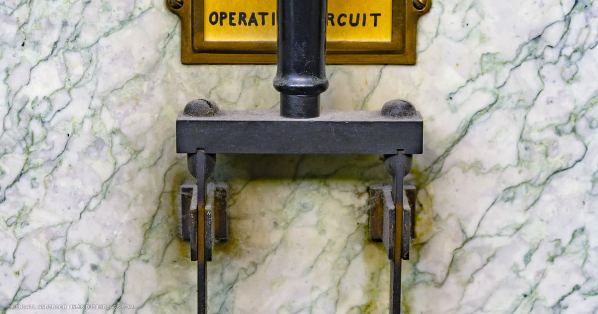 Marble Control Panel Lever Switch | Rankine Generating Station ...