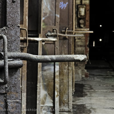 Cooling Tunnel Door Latches | Toronto Don Valley Brickworks | Invisible ...