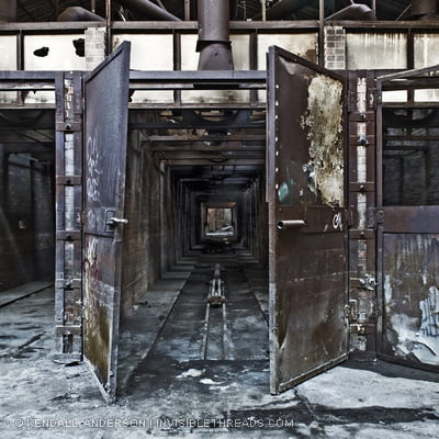 Rusted Doors | Toronto Don Valley Brickworks | Invisible Threads