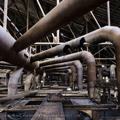 Spider Ducts - Colour | Toronto Don Valley Brickworks | Invisible Threads