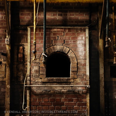 Kiln Window | Toronto Don Valley Brickworks | Invisible Threads