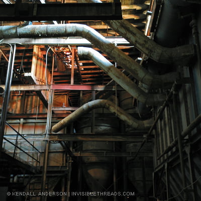 Ceiling Ducts | Toronto Don Valley Brickworks | Invisible Threads